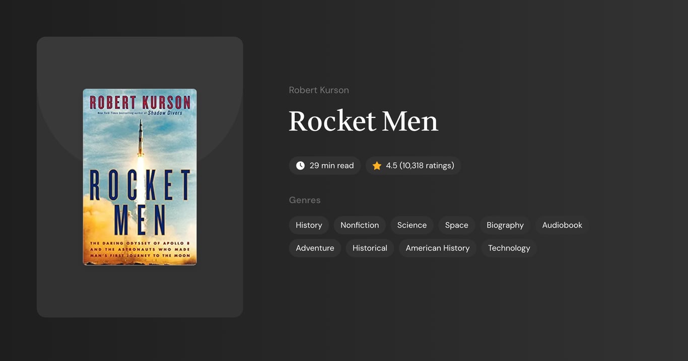 Rocket Men Book Summary