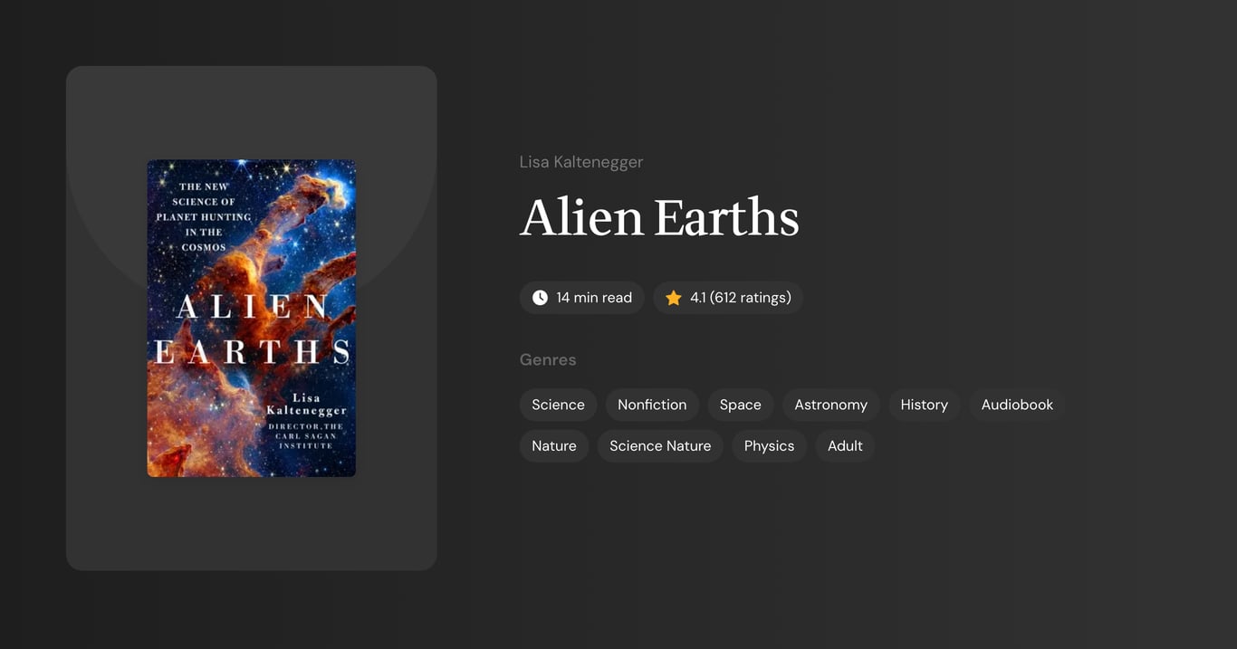 Alien Earths Book Summary