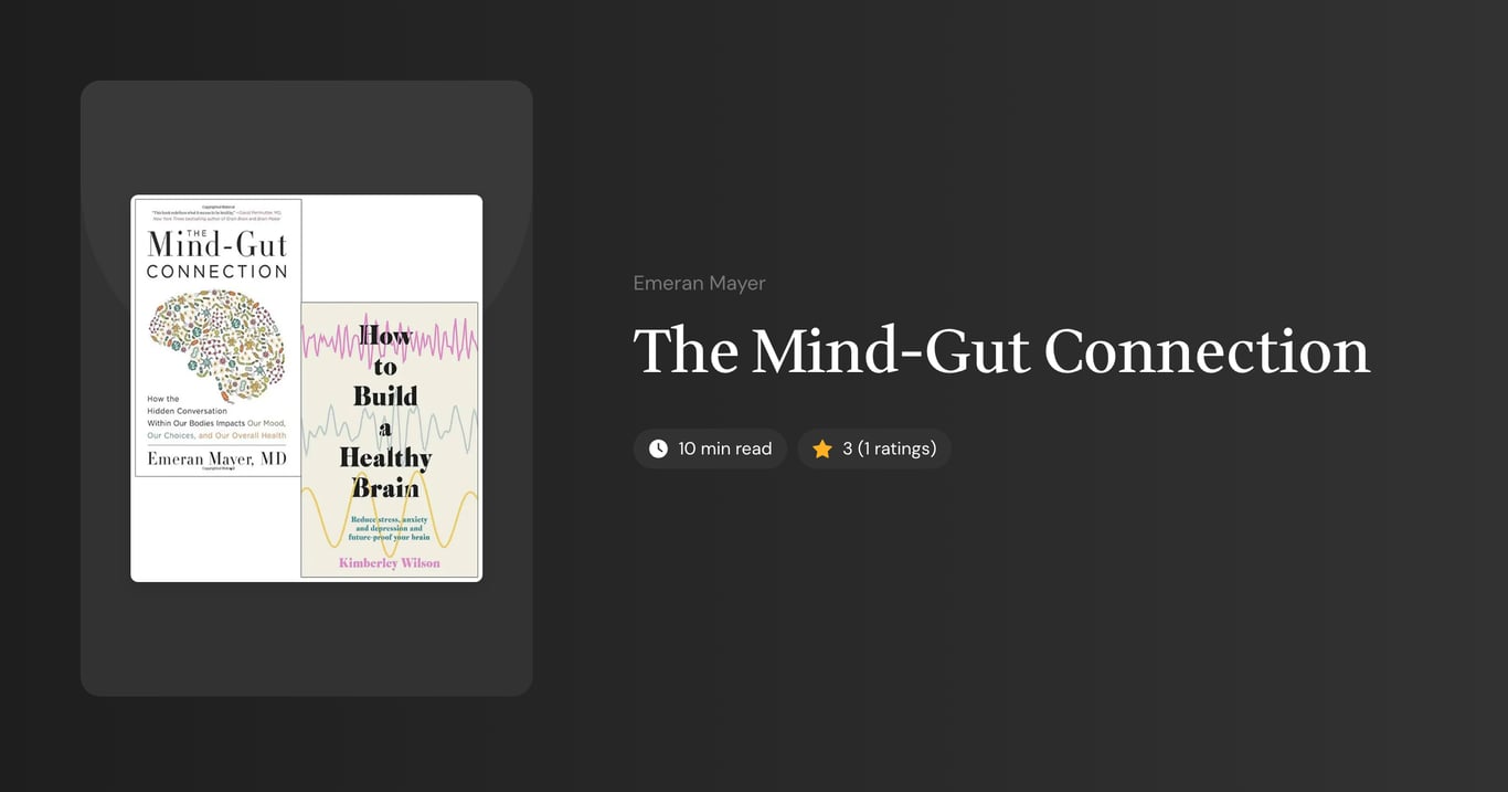 The Mind-Gut Connection Book Summary