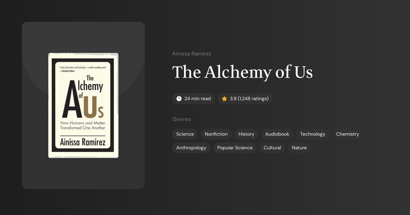 The Alchemy of Us Book Summary
