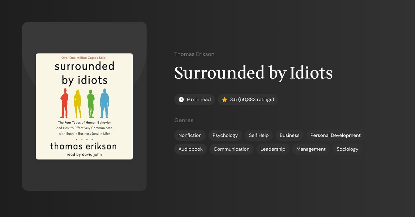 Surrounded by Idiots Book Summary