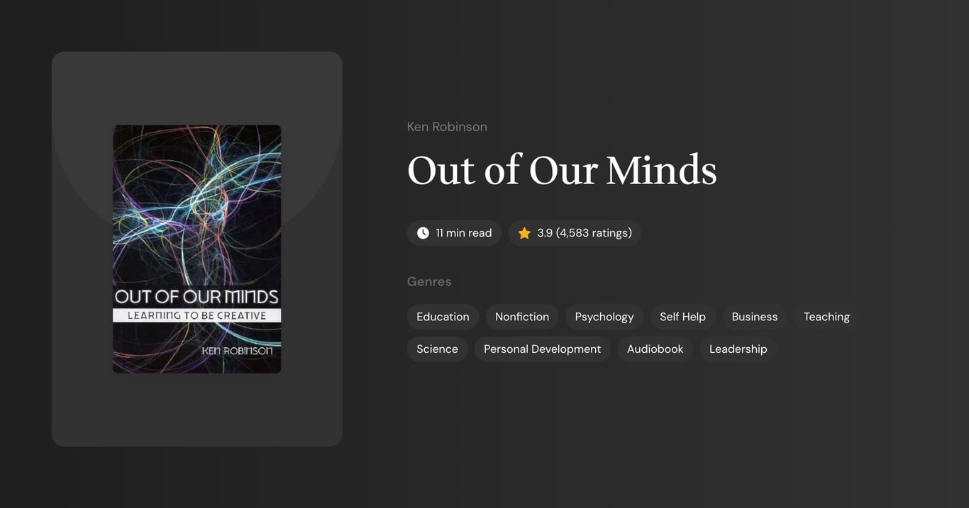 Out of Our Minds Book Summary