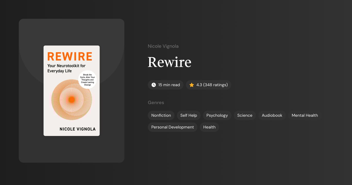 Rewire Book Summary