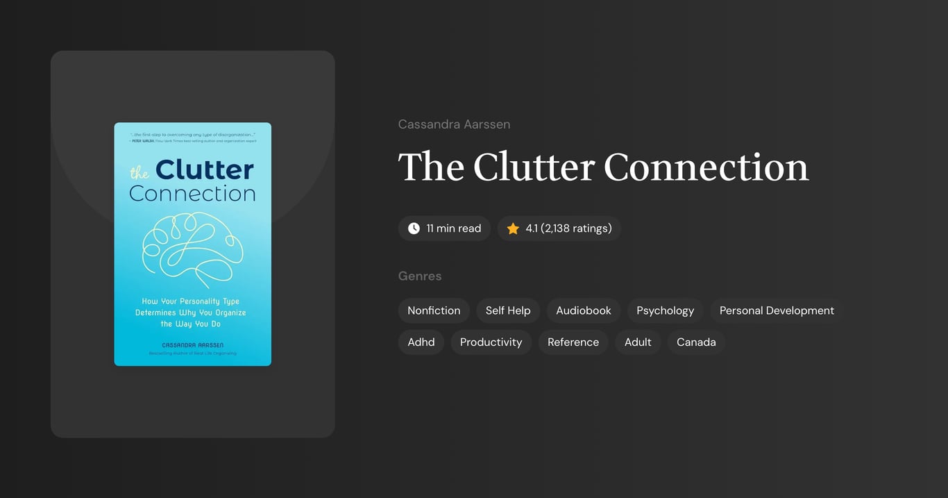 The Clutter Connection Book Summary
