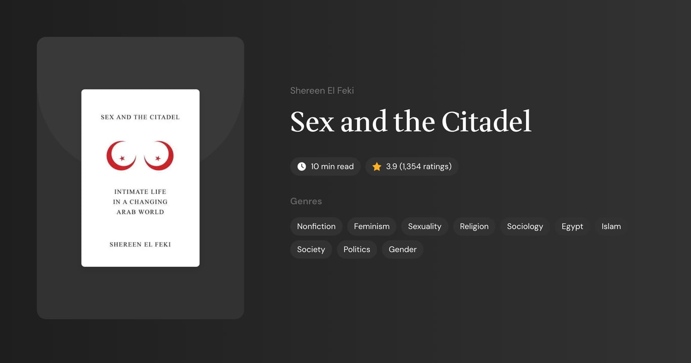 Sex and the Citadel Book Summary