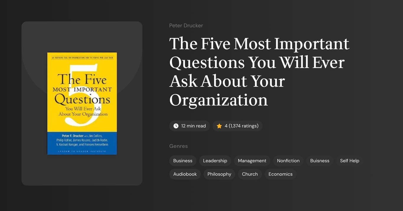 The Five Most Important Questions You Will Ever Ask About Your ...